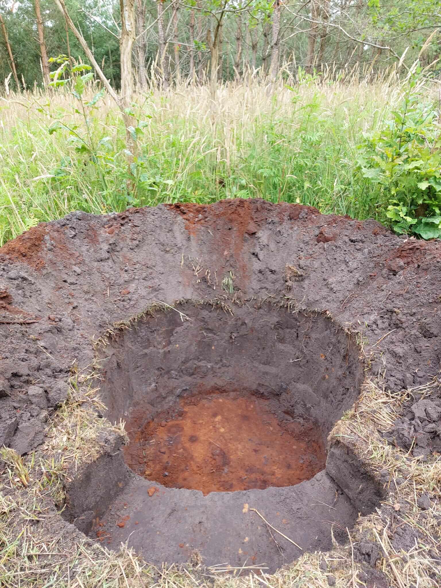Begraven van as - Natuurbegraafplaats Mepperdennen